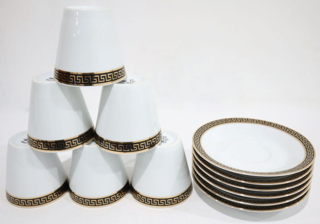 Egyption Black Tea Set 12 pcs - Cera-e-Noor